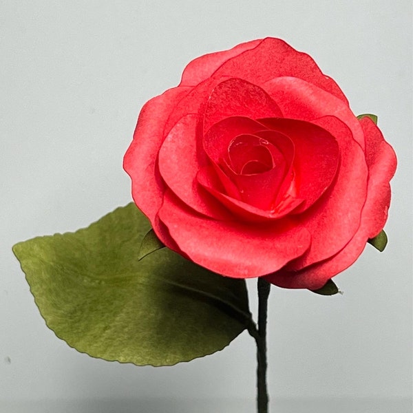 Mini Workshop; How to Create Your Own Rose Bud - Tea Rose - Templates ...
