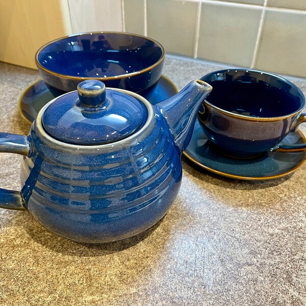 Scandi Home Set of 2, Terra Fusion 600ml Painted Reactive Glazed ...