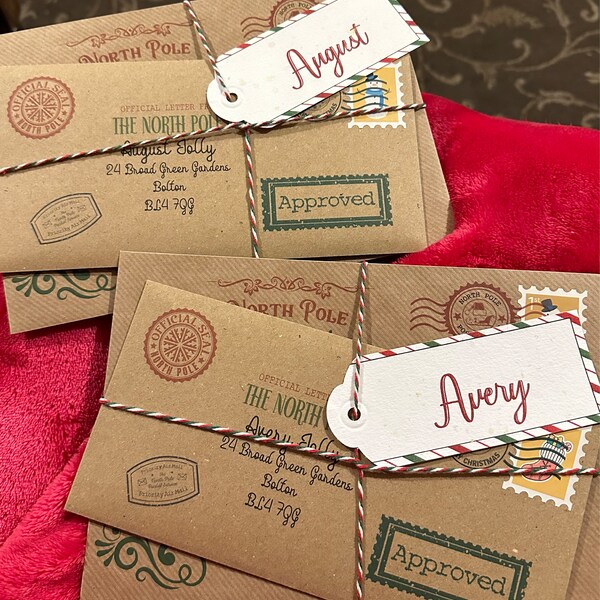 Personalised Christmas House Favour Boxes, Gift Boxes, Name Place ...