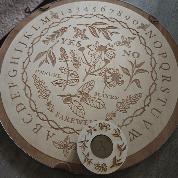 Luigi Board Ouija Board | Wooden Square Spirit Board | Talking Board ...