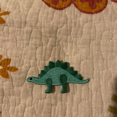 Dinosaur Iron on Patch, Dinosaur Embroidery Patch, Dinosaur Embroidered ...