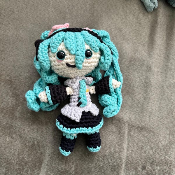 PDF: Hatsune Miku Inspired Amigurumi Doll - Crochet Pattern by ...