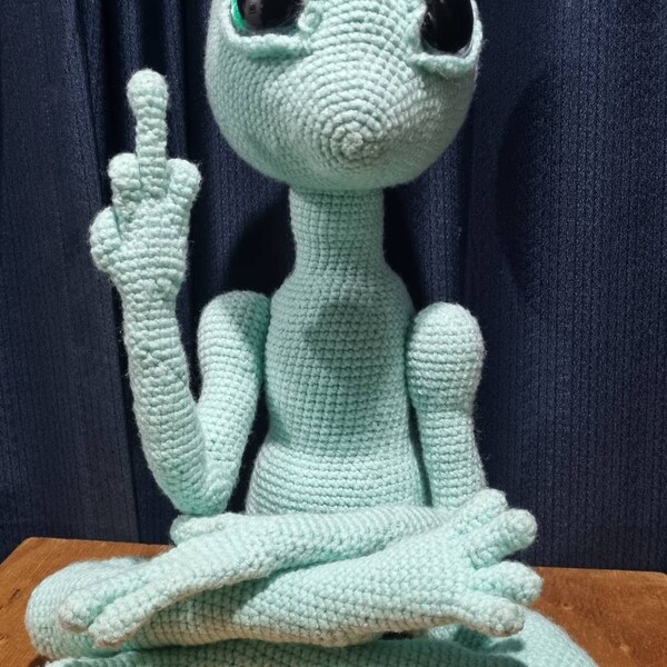 Alien Crochet Amigurumi Pattern DIGITAL Download PDF by Crafty ...