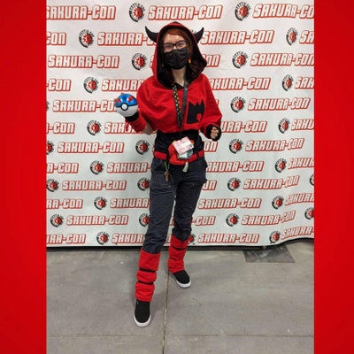 Team Magma Inspired Cosplay Poncho Hoodie - Etsy