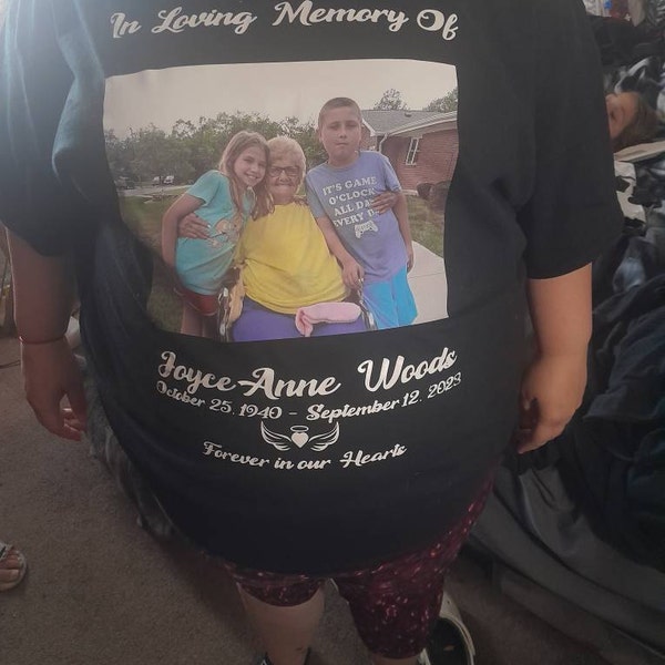 In Loving Memory Shirt Color Memorial Shirts, Rest in Peace Shirt, Gone ...