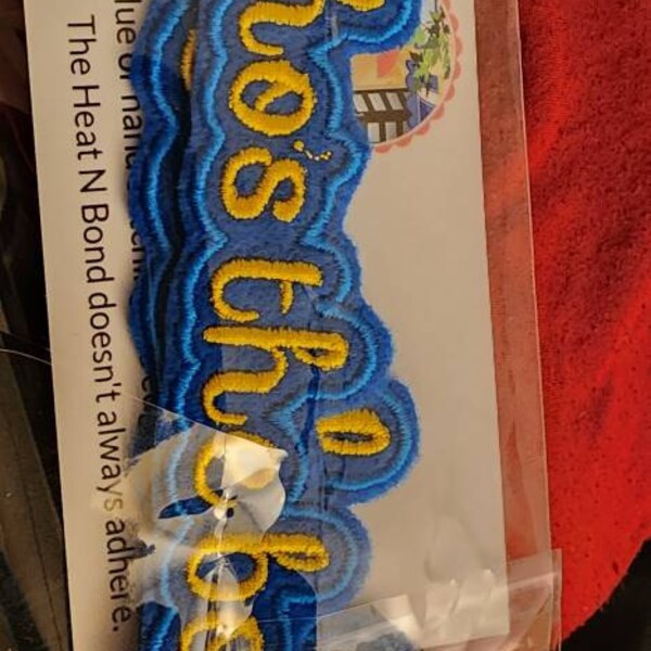 Custom Who's the Boss Patch, Boss Baby Patch, Bossy Patch, Boss Baby ...