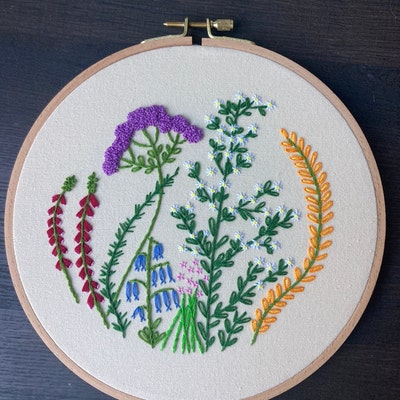 Beginner Embroidery Kit, Easy Embroidery Kit for Beginner, Cross Stitch ...