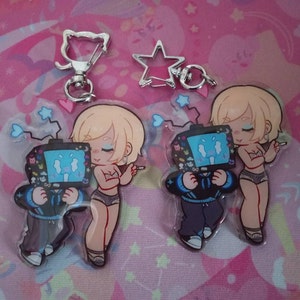 YCH Commission Chibi Hanging Custom Acrylic Keychains CUSTOM ORDER - Etsy