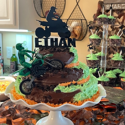 Personalised ATV Quad Cake Topperatv Four Wheeler - Etsy