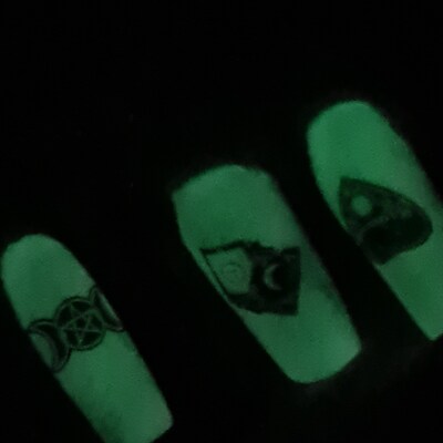 Witch, Witchy, Ouija, Snakes, Moons, Wiccan, Waterslide Nail Decals ...