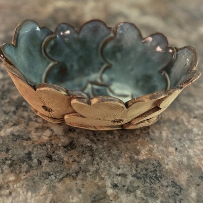 Stoneware Handbuilt Scripture Dogwood Bowl - Etsy