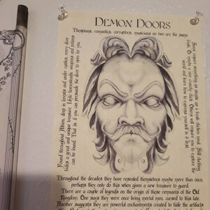 Supernatural Journal Pages Mythical Evil Creatures Spirits Demons ...