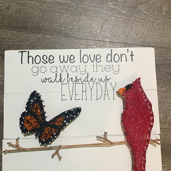 String Art - Customizable String Art - Heartfelt Bird Quote String Art ...