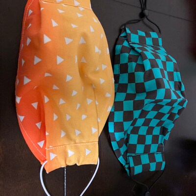 Cosplay Anime Cotton Face Mask Face Covering Reusable Mask - Etsy