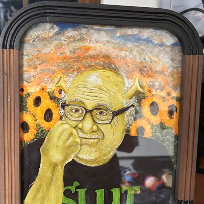 Shrekna Stranger Things X Shrek Vecna Meme Print Painting Wall Art ...