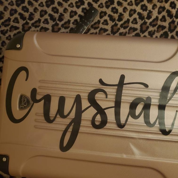 Personalized Suitcase Sticker for Easy Travel Identification Baggage ...