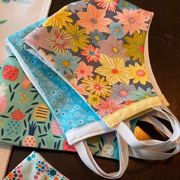 Women's Retro Floral Apron With Birds, Vintage Style Apron for Spring ...