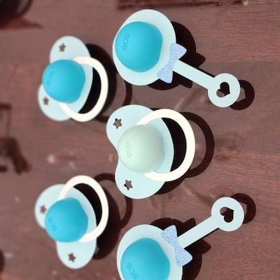 Baby Shower Pacifier Favor, Eos Lip Balm Favor, Baby Shower Lip Balm ...