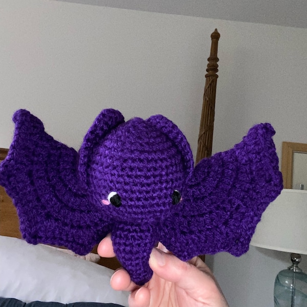 Bat Rattle, Goth Baby, Crochet, Bat Nursery, Alternative Style ...