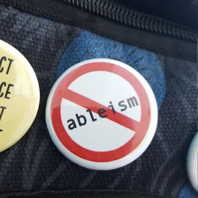 Stop Ableism Button / End Ableism Button - Etsy