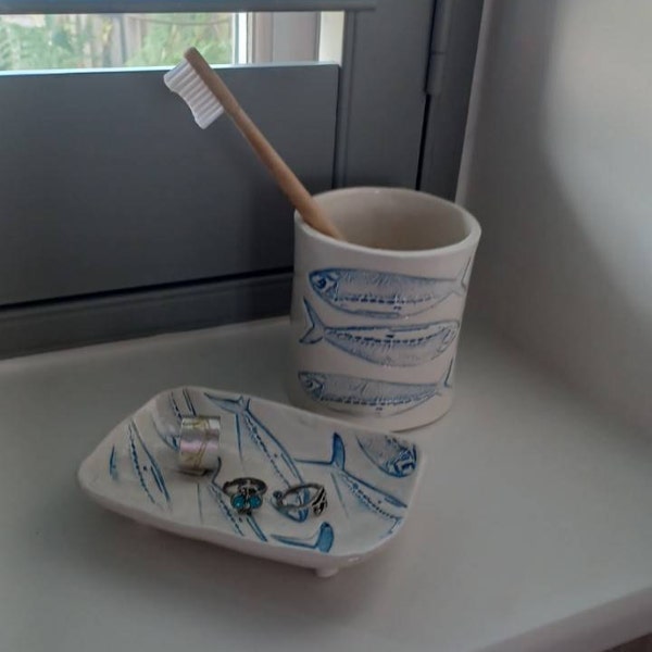 Ghost Ring Dish or Serving Bowl (food Safe) Trinkets Handmade Pottery ...