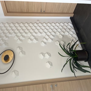 3D Wall Panels Zeta Design, Wall Decorative Tiles, Copolimer Paneling ...