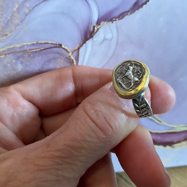 18 Kt Gold and Diamond Ring, Gold and Diamond Pretzel Ring, 18 Kt Gold Multistone Diamond Ring ...