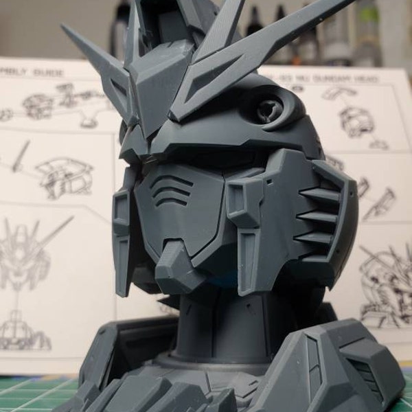 1/35 ZZ Gundam Head 3d-printed Resin Model - Etsy