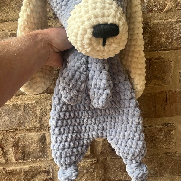 Hunley Hound + Teacup Pup Pattern | Knotted Dog Lovey - Etsy