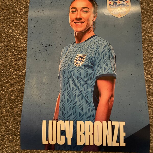 England Lionesses Player Montage Poster Officially Licensed Product A4 ...
