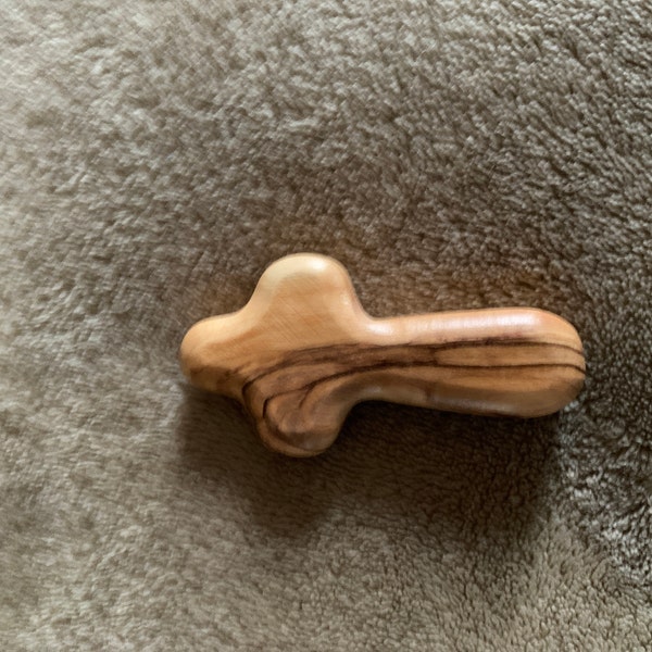 Comfort Cross Made From Genuine Olive Wood From the Holy Land - Small ...