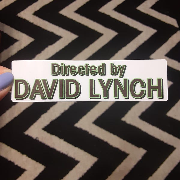 DIRECTED by DAVID LYNCH Stickers 5-pack + Twin Peaks Postcard (free ...
