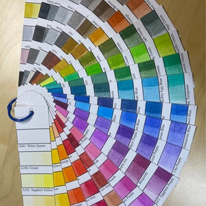 Kalour 240 Colored Pencil Swatch Chart - Etsy Australia