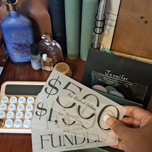 Sinking Fund Sticker Sheets - Etsy