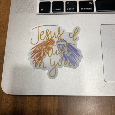 Jesus I Trust in You Sticker, Divine Mercy Sticker, Jesus Sticker ...