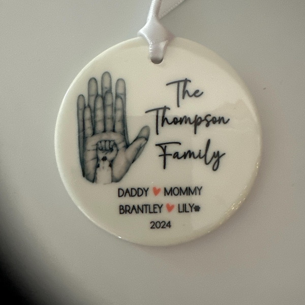 Personalized Thanksgiving Ornament Family Thanksgiving Keepsake Custom ...