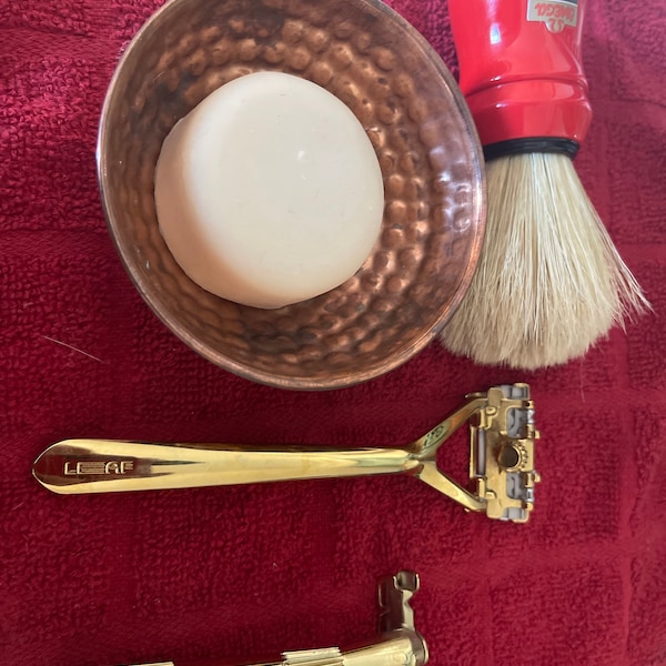 Hammered Copper Shave Dish - Etsy