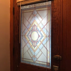 3D Clear Circle Decor Stained Glass Window Film Rainbow Effect - Etsy