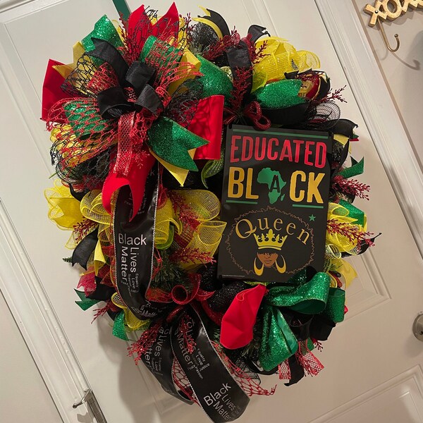 Juneteenth, Black History Month Wreath, Women’s History Month Wreath ...