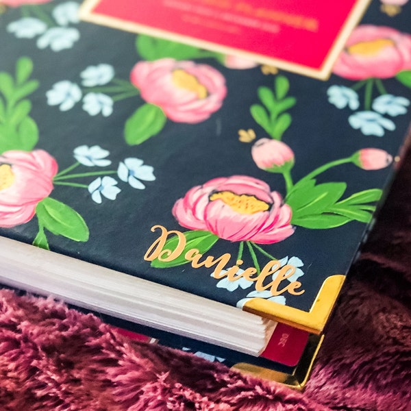 Simplified Planner Name Monogram Decal Sticker | Weekly Simplified ...