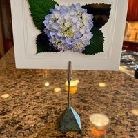 Wood Table Calendar Stands, Calendar Card Holder, Walnut Table Number ...