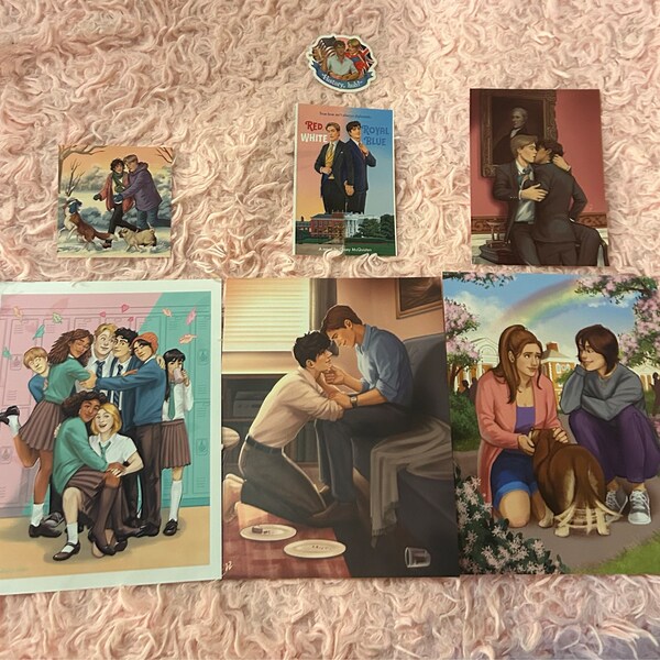 Luc and Oliver From BOYFRIEND MATERIAL 8x10 Matte Print - Etsy