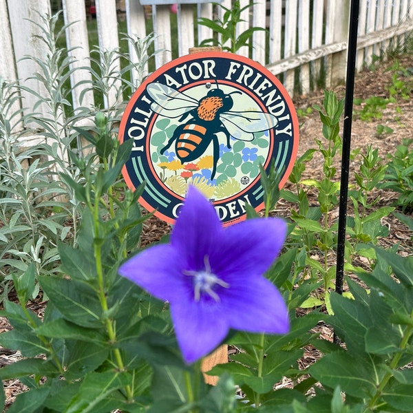 Bee Pollinator Friendly - Garden Sign - Etsy