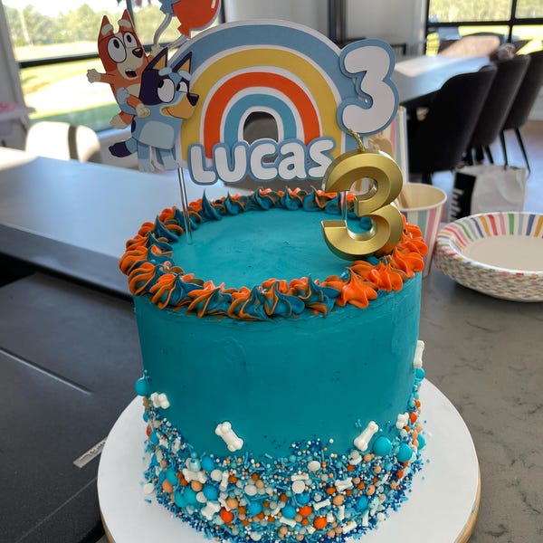 BLUEY TAILS 120g Sprinkles • Cake Decorating Australia • Sprinkle Mix ...