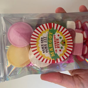 RETRO PIZZA BOX Personalised 7 Party Box. Small Pizza. Wedding Graze ...