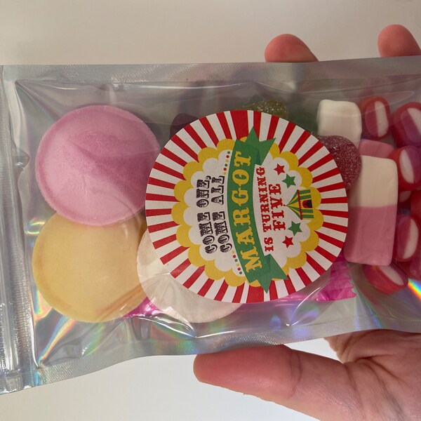 BIRTHDAY CIRCUS Personalised Party Box - Add Matching Paperie to Co ...