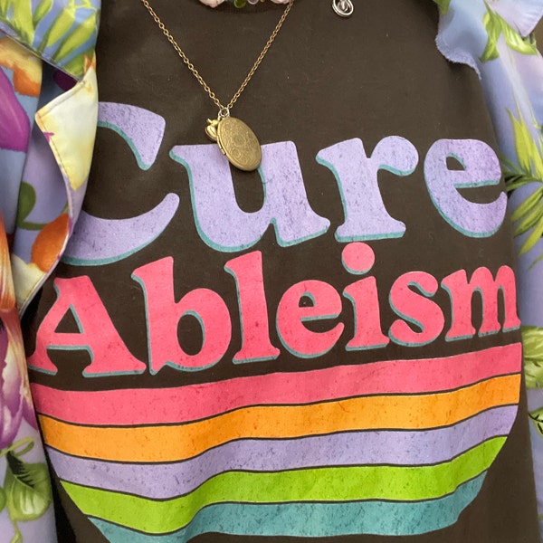Cure Ableism Shirt, Disability Awareness, Ableism Tshirt, Disability ...