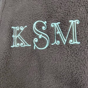 Monogrammed Fleece Jacket, Full Zip Jacket, Ladies Jacket, Gifts for ...
