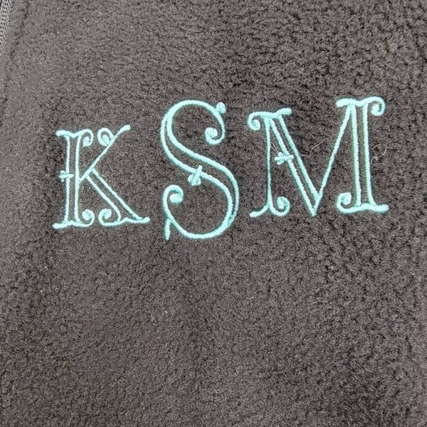 Monogrammed Fleece Jacket, Full Zip Jacket, Ladies Jacket, Gifts for ...