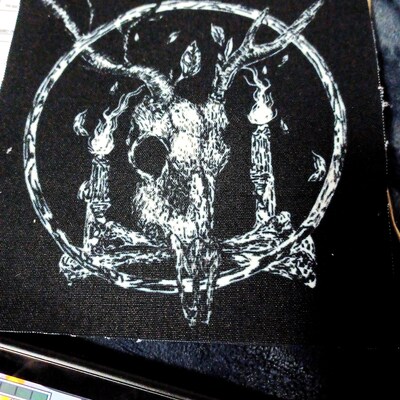 Horror Back Patch - Etsy